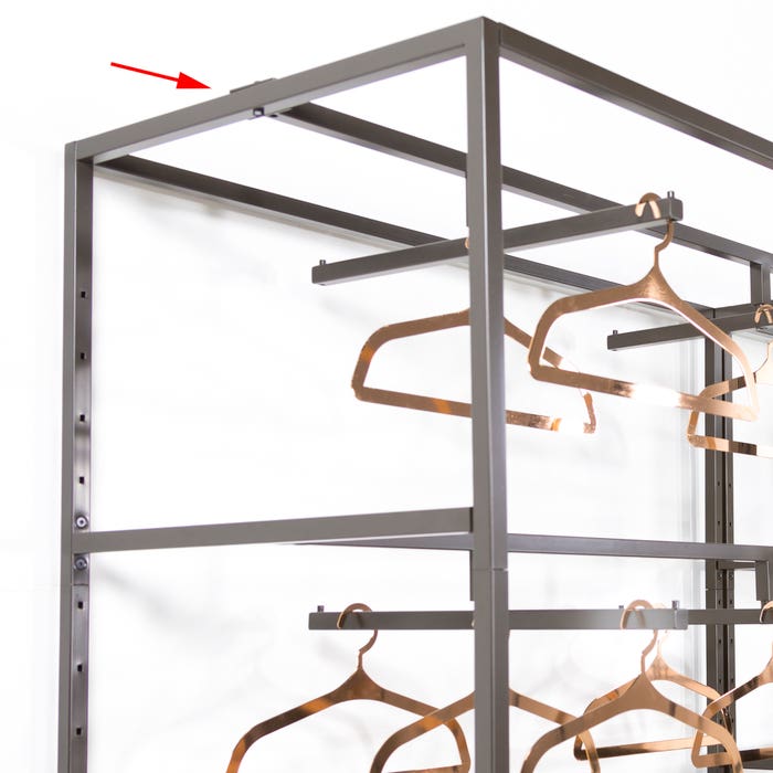 Linea Fixed Height Hang Bar - Display Group Inc