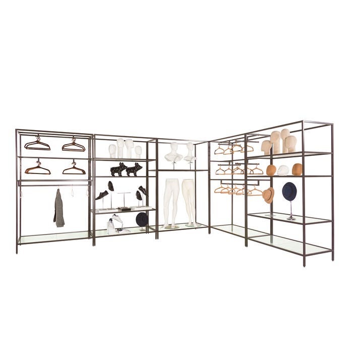 Linea Freestanding Merchandising Unit - Display Group Inc