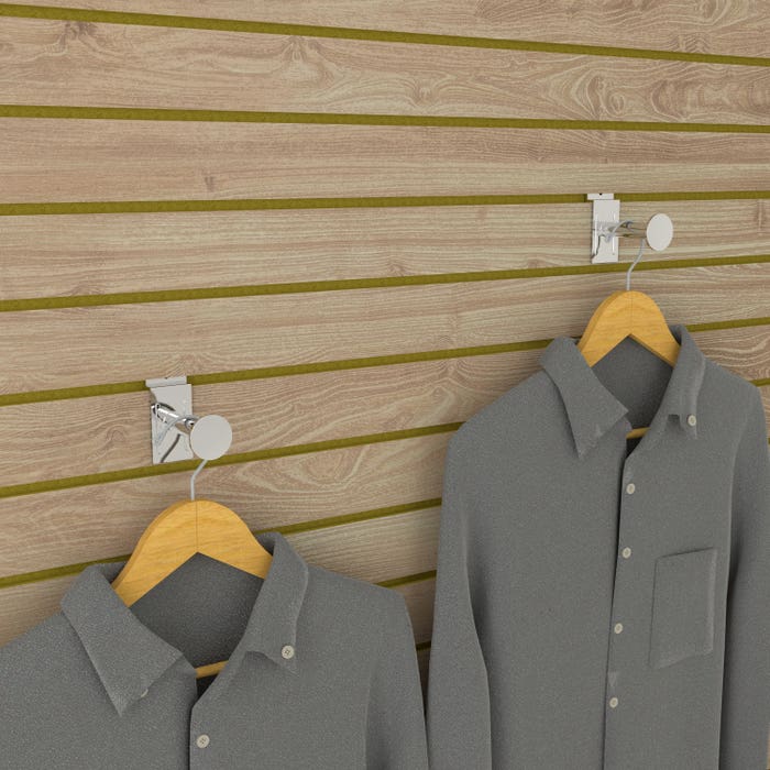 Slatwall Single Garment Display - Display Group Inc