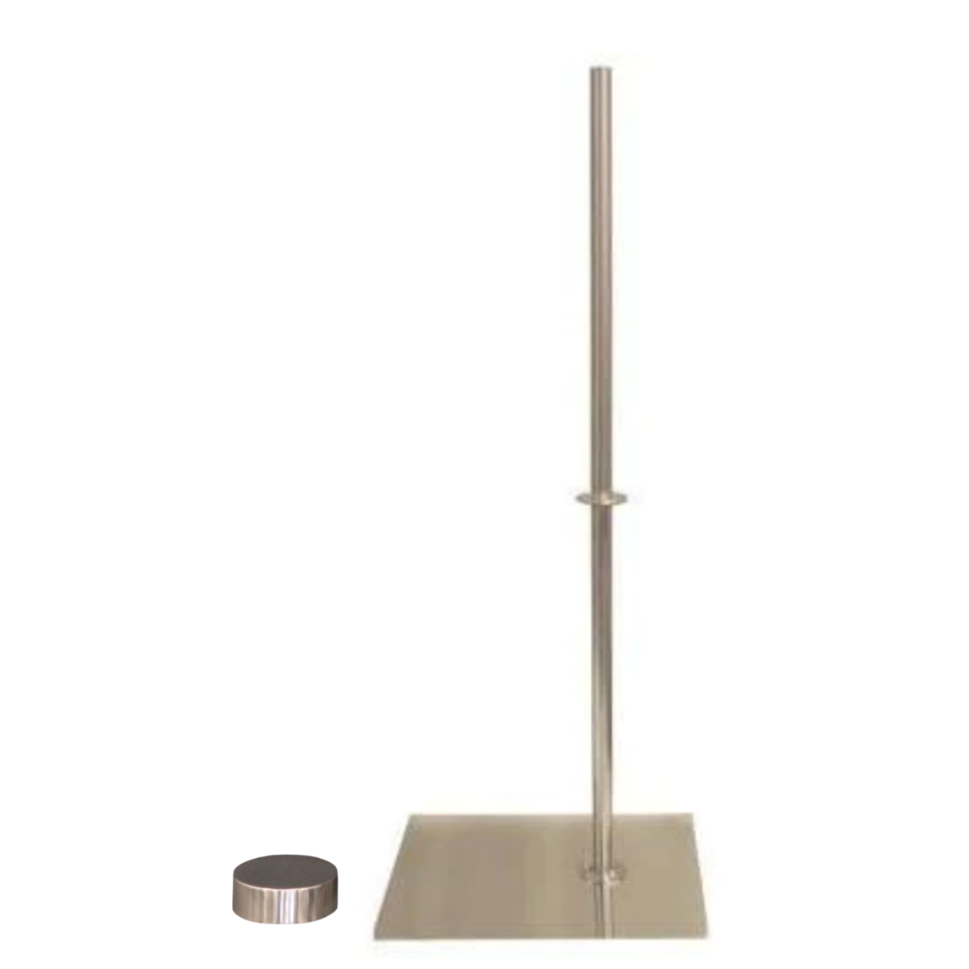 Rectangle Brushed Metal Base - Display Group Inc