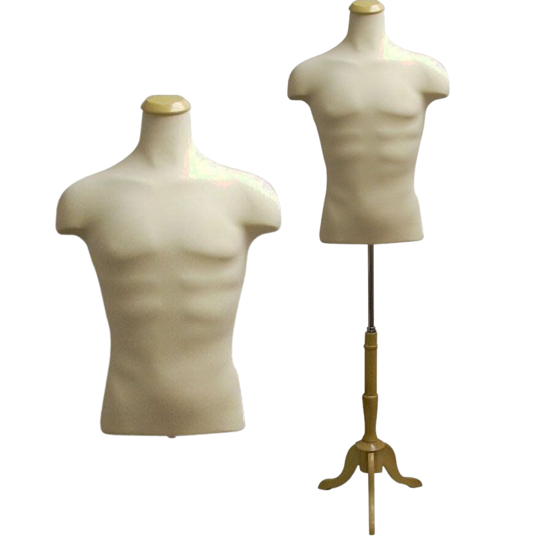 Muscular Male Body Form with Legs - Display Group Inc