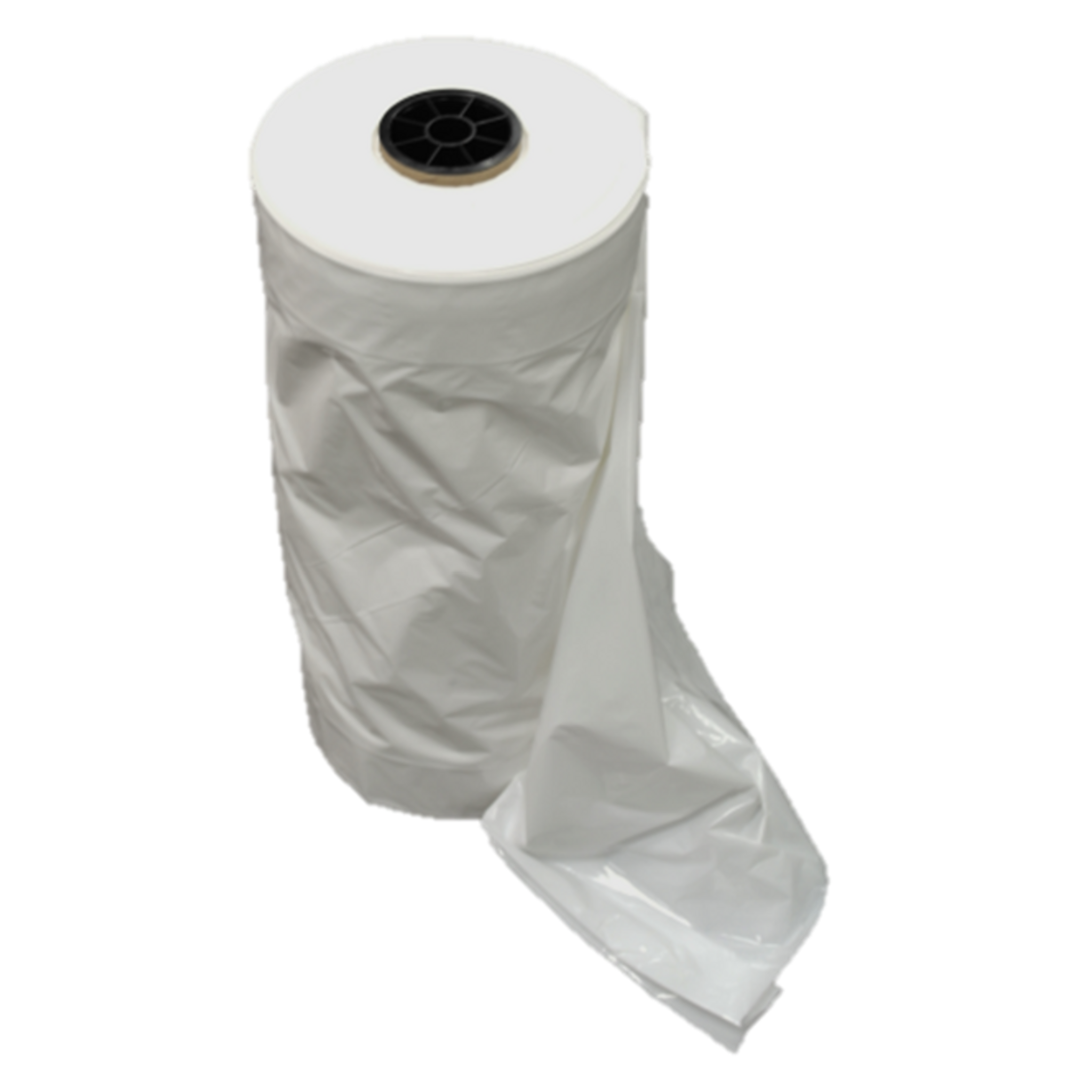 White Garment Bag Rolls - Display Group Inc
